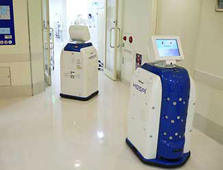 Tecnotopic.: Robot que distribuye medicamentos en los hospitales